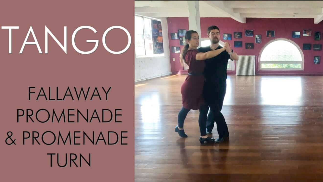 Tango : Fallaway promenade & promenade turn - Odeya en ligne