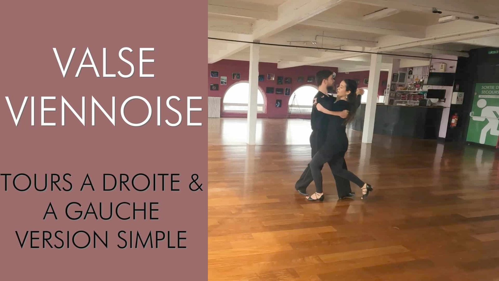 Valse viennoise : Tours à droite & gauche version simple - Odeya